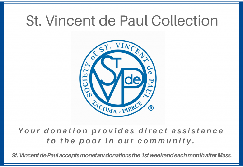 Society of St. Vincent de Paul - St. Pat's Catholic Church
