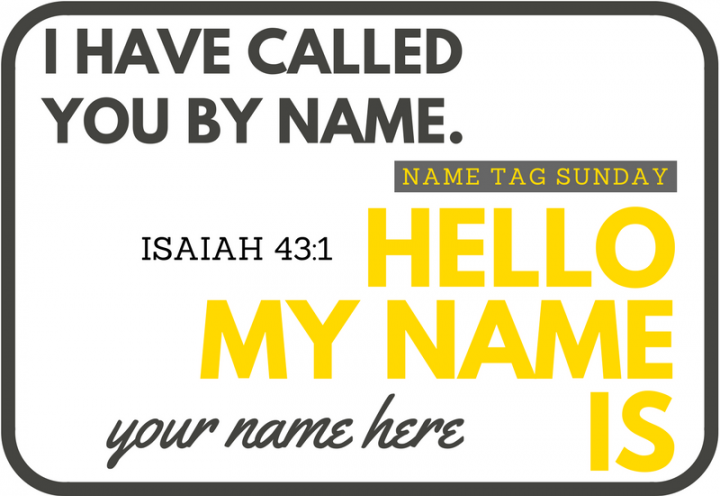 What's in a Name [Tag]? - Saint Patrick Catholic Church