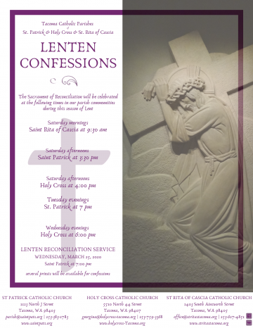 Reconciliation in Lent - Saint Patrick Catholic Church